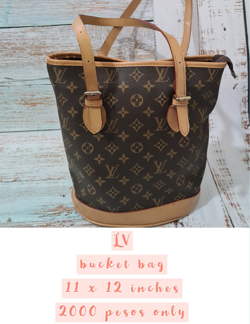 LV Bucket Bag, Luxury, Bags & Wallets on Carousell