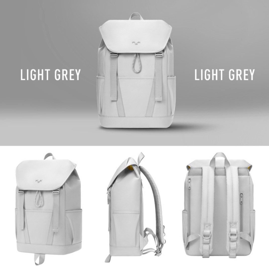 MAH Young Tour Laptop Backpack - 15.6 (Gray Paint), Women's Fashion ...