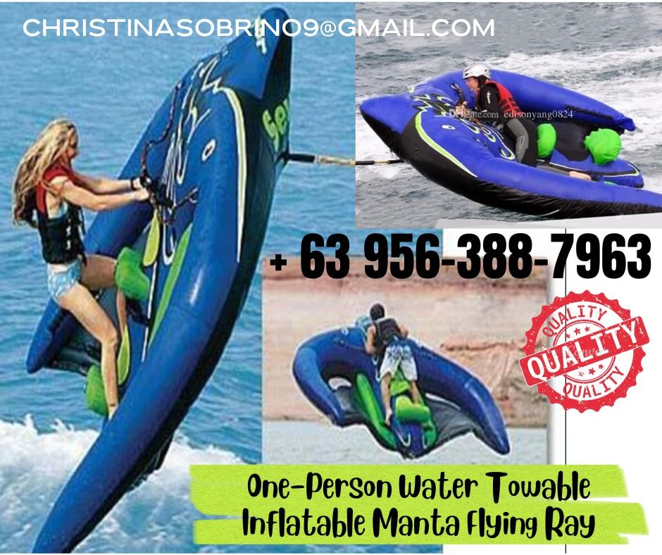 Manta Ray 1 Person Inflatable Water Sports - Hot Towable Inflatable ...