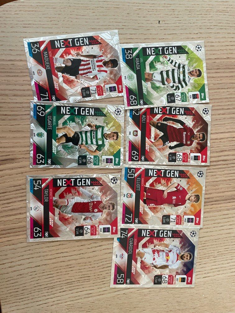 Match attax 22/23 next gen cards, Hobbies & Toys, Toys & Games on Carousell