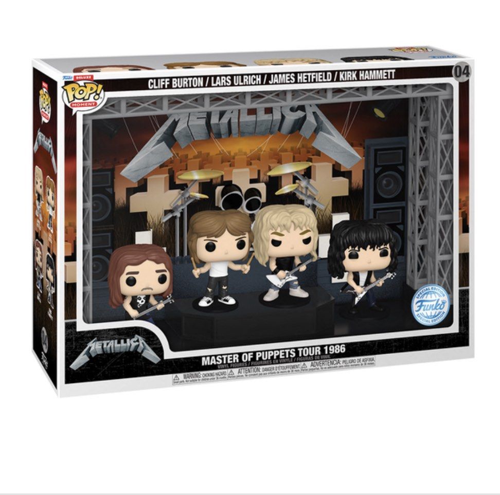 METALLICA FUNKO POP! MASTER OF PUPPETS BOX SET, Hobbies & Toys, Toys ...