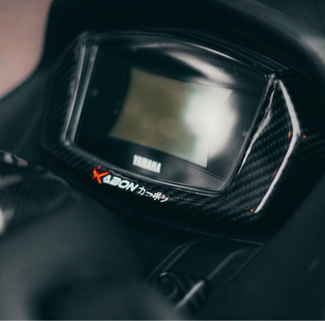 METER COVER CARBON YAMAHA NMAX 155 V2, Motorcycles, Motorcycle ...
