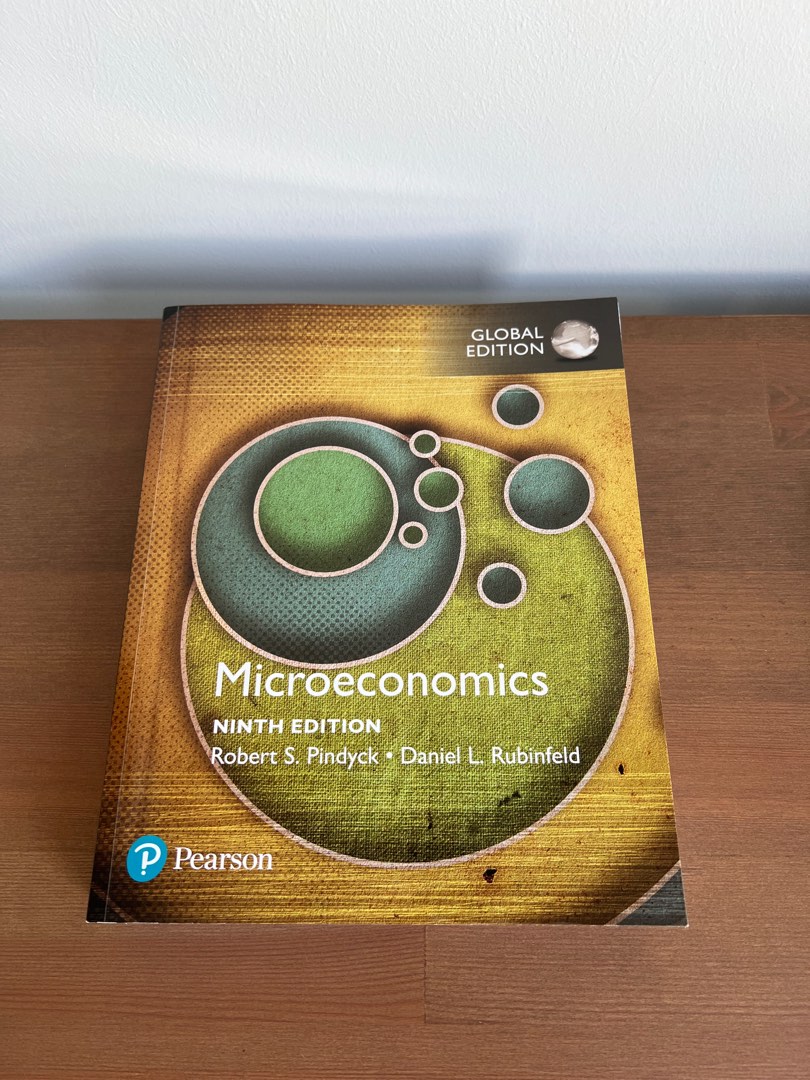 Microeconomics, 9th Global Edition Pearson - Robert Pindyck Daniel ...