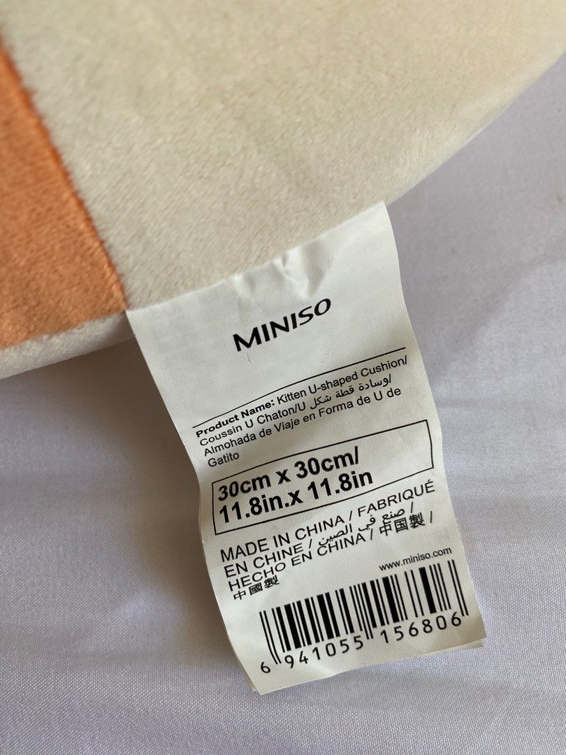 Miniso Pillow, Hobbies & Toys, Travel, Travel Essentials & Accessories ...