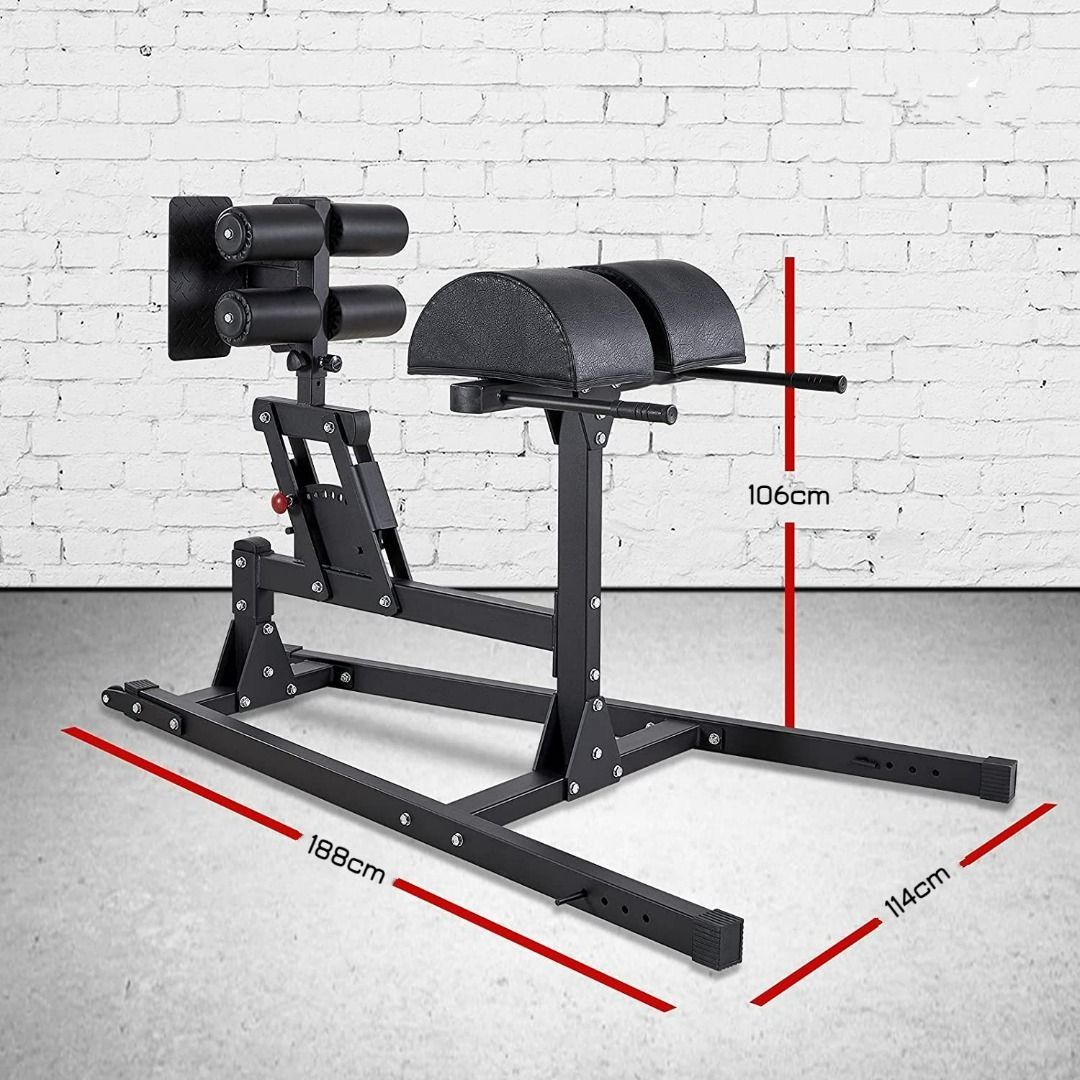 MMB Glute and Ham Developer (GHD), Adjustable Glute Hamstring Machine ...