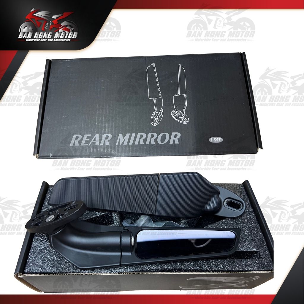 Motorcycle Universal Rearview Mirror Winglet Mirror Yamaha R1/R6/R15/R3 ...