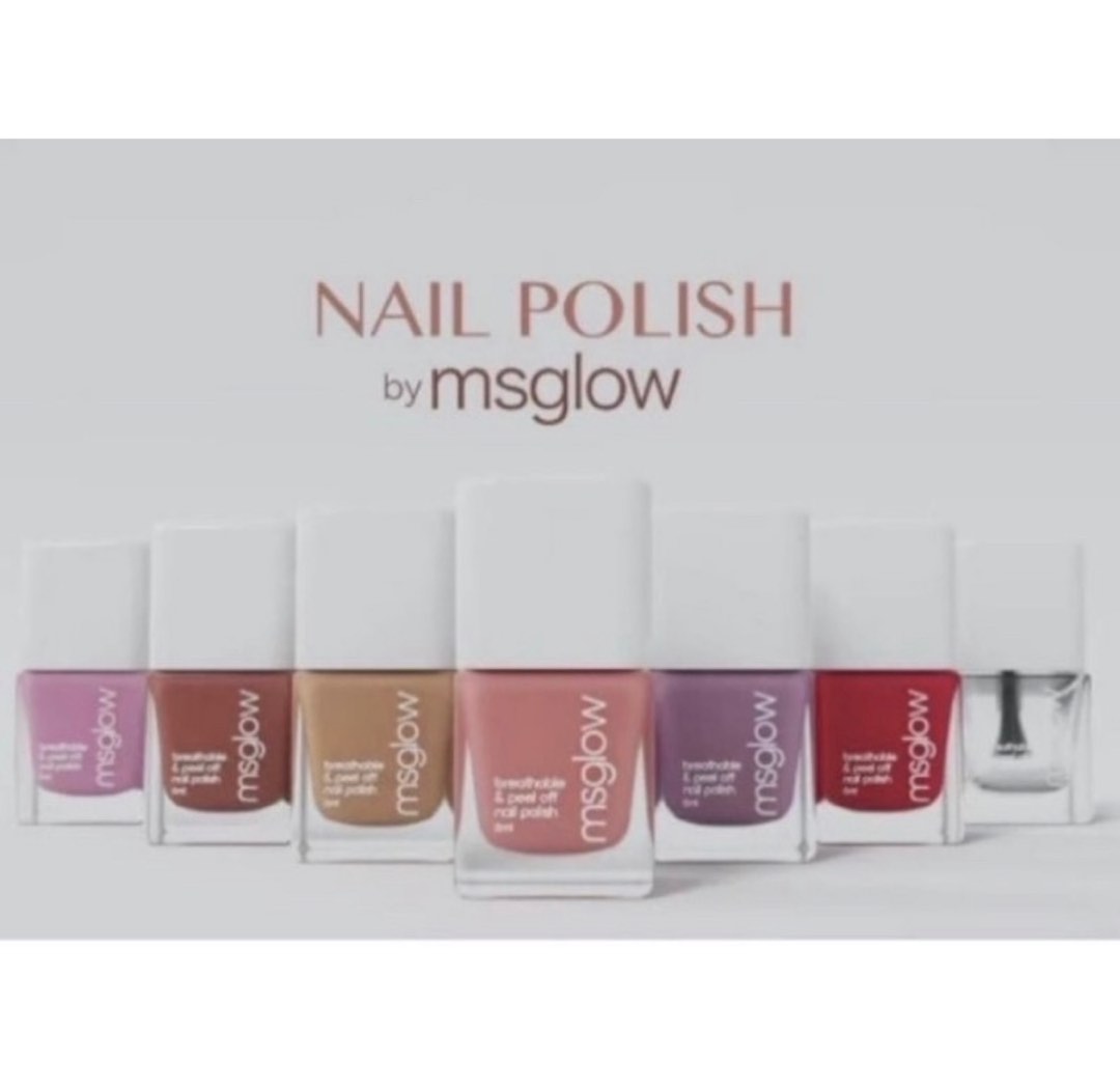 MS GLOW HALAL NAIL POLISH CODE 6, Beauty & Personal Care, Hands & Nails ...