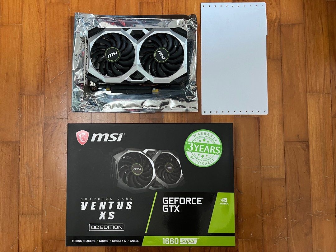 MSI Ventus OC1660 Super 6gb under local warranty, Computers & Tech ...