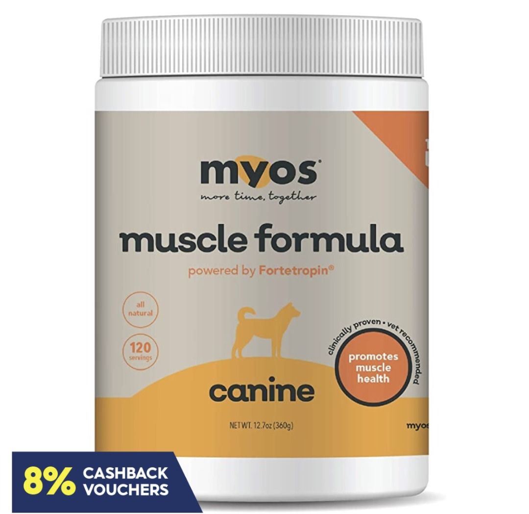 MYOS Canine Muscle Formula - Clinically Proven All-Natural Muscle ...