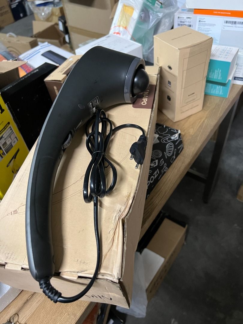 Naipo Handheld Percussion Massager with Heat MGPC-5000, Health & Nutrition, Massage Devices on ...