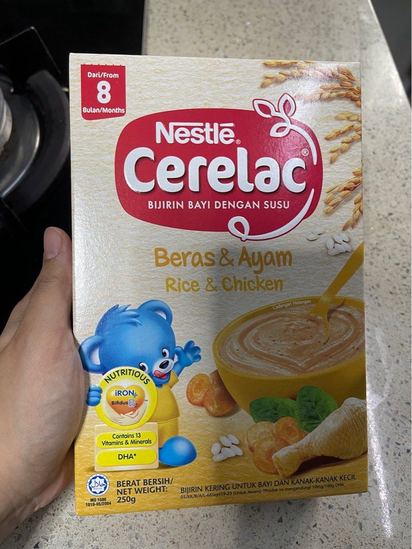 Nestle Cerelac RICE N CHICKEN, Food & Drinks, Packaged & Instant Food ...