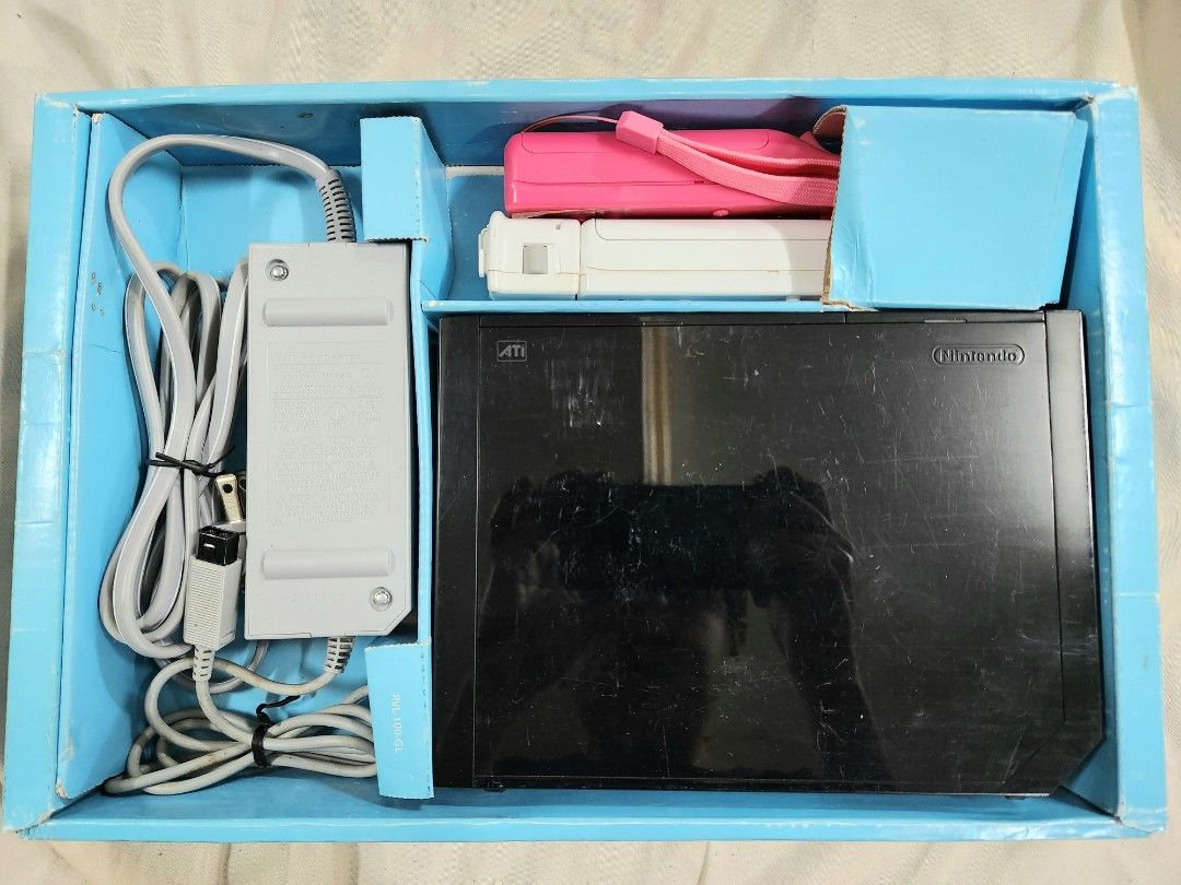 Nintendo Wii Black RVL-001 (US Version) backwards compatible to ...