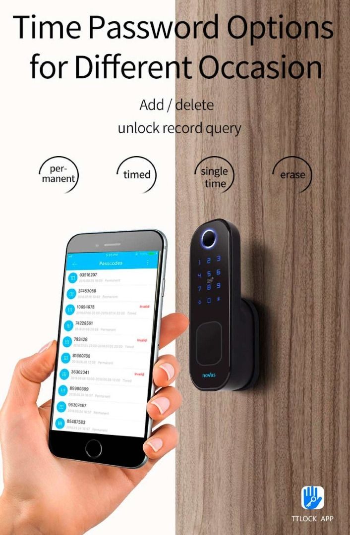 NOVAS Bundle 2D Promo | NV03G Smart Digital Gate Lock and NV12D Smart ...