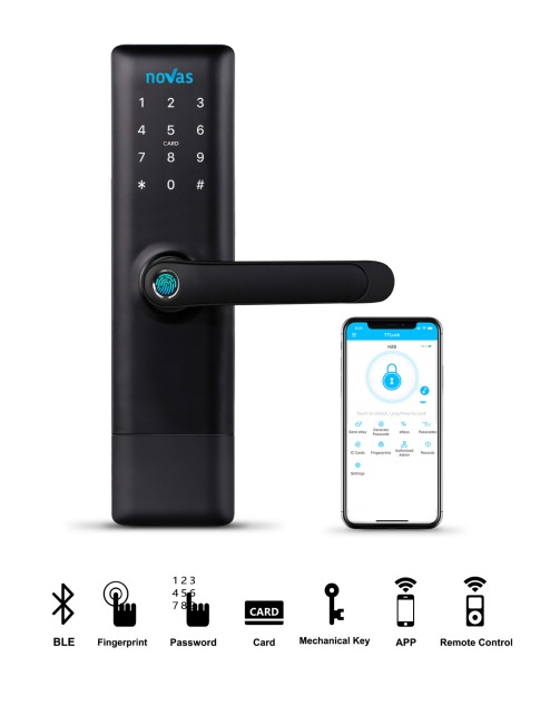 NOVAS Promo | NV31D Smart Digital Door Lock in Black | FREE ...