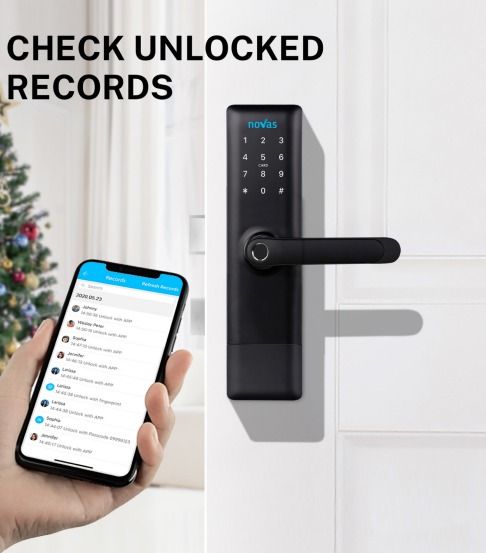 NOVAS Promo | NV31D Smart Digital Door Lock in Black | FREE ...