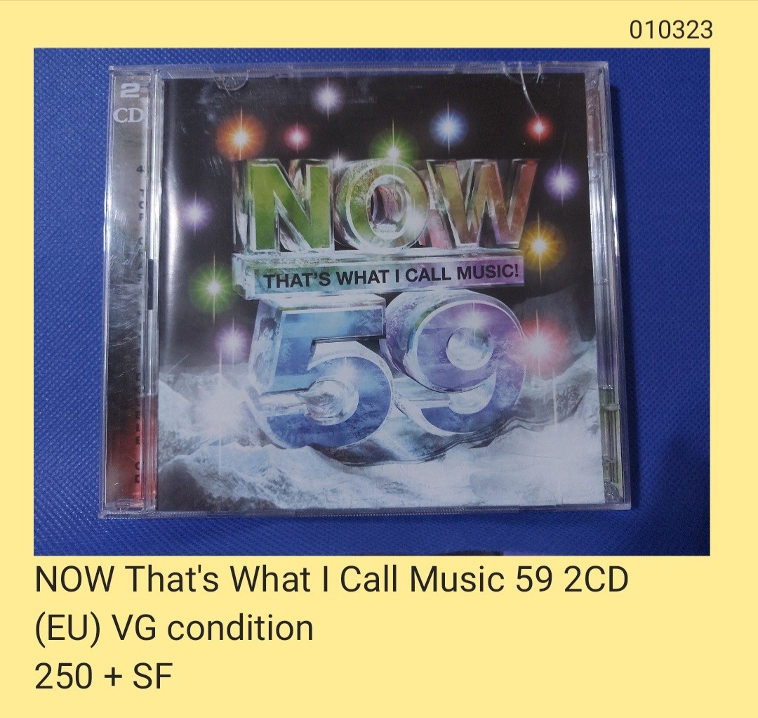 NOW That's What I Call Music 59 2CD (unsealed), Hobbies & Toys, Music ...