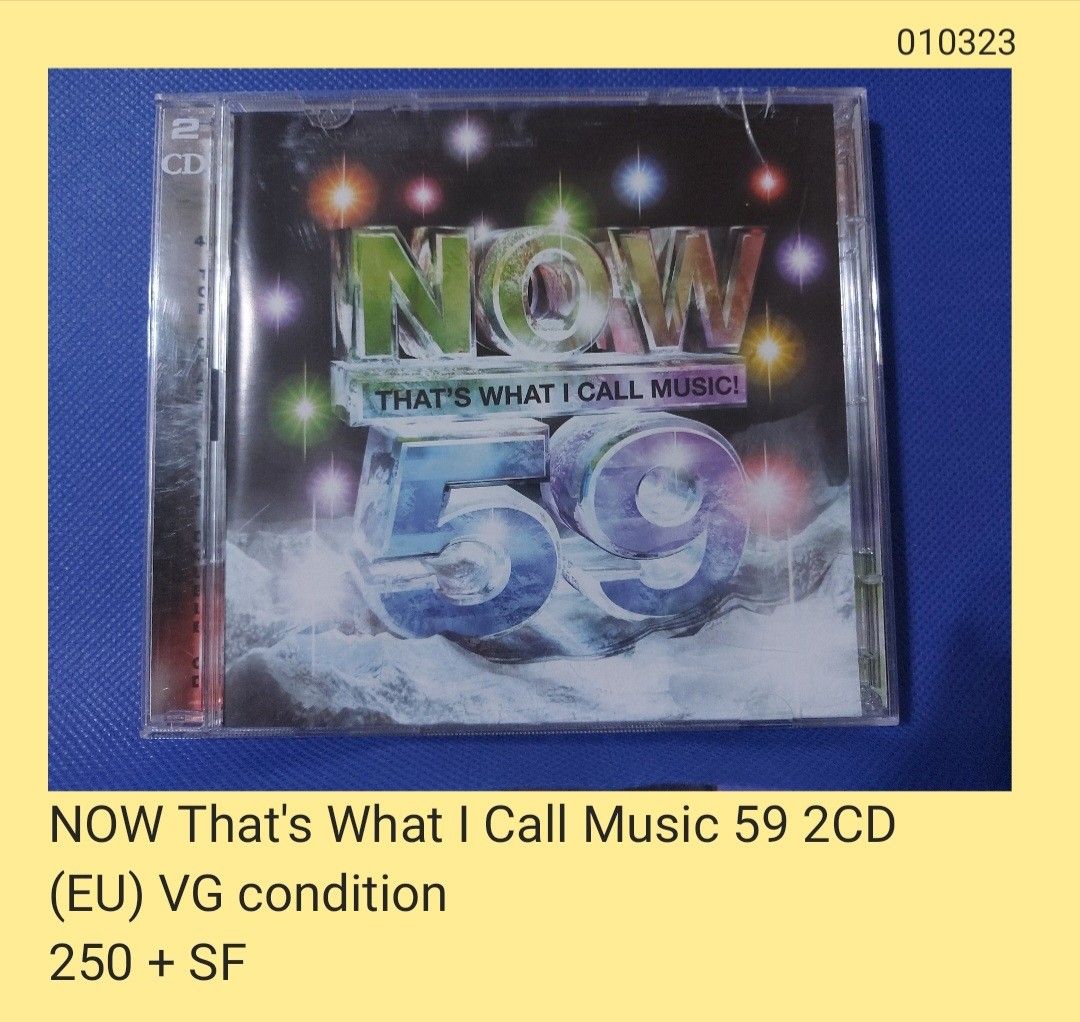 NOW That's What I Call Music 59 2CD (unsealed), Hobbies & Toys, Music ...