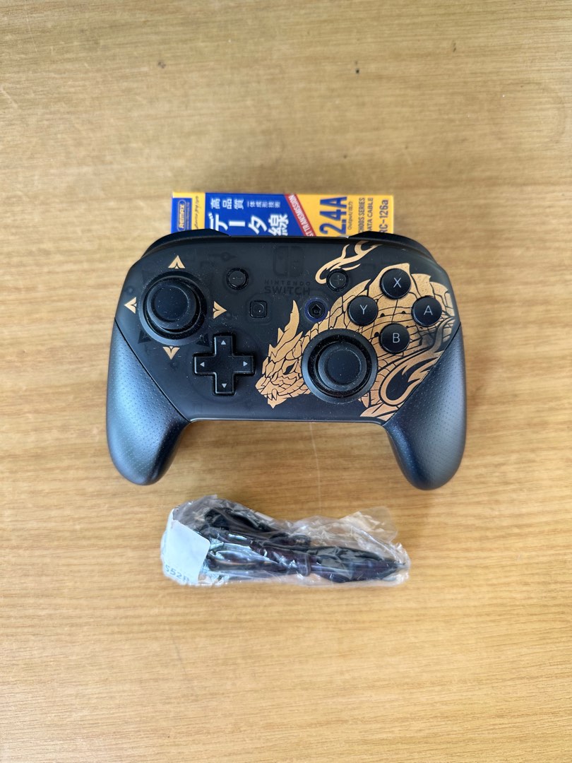 Official Nintendo Switch Pro Controller Monster Hunter Limited Edition ...