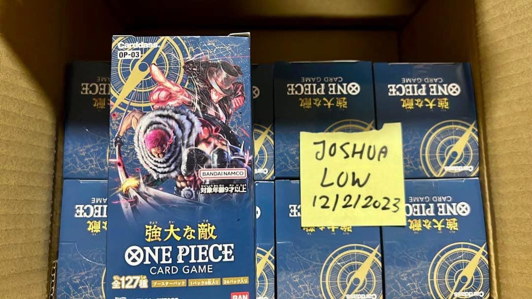 One piece OP-3 booster box/ carton, Hobbies & Toys, Toys & Games on ...