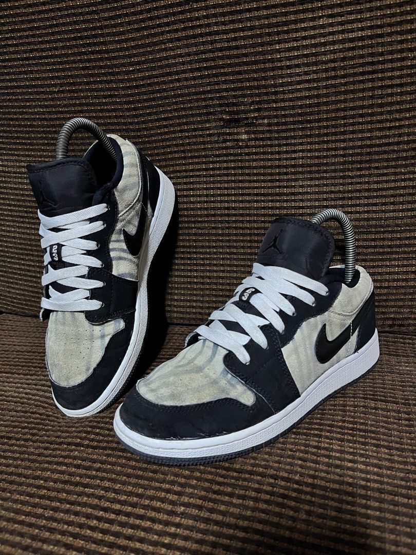 Original Jordan 1 Low ( Zebra ), Women's Fashion, Footwear, Sneakers on ...