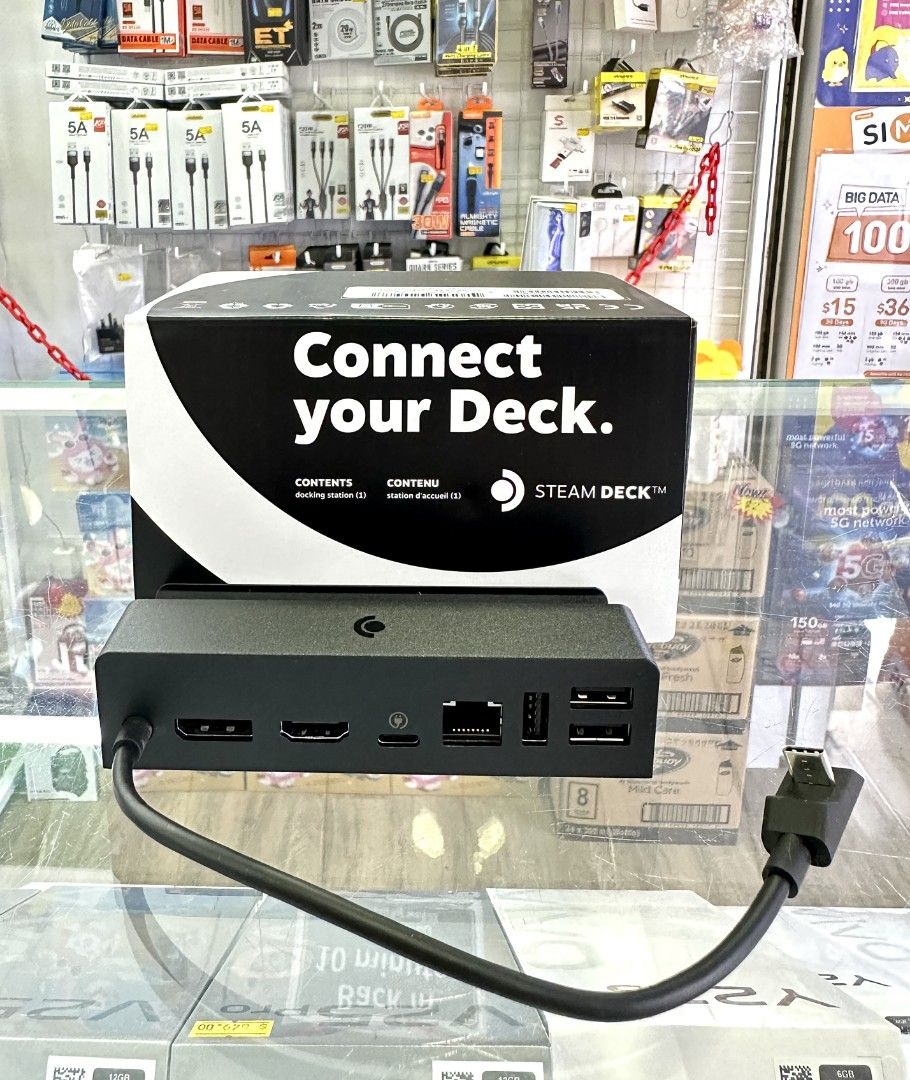Original Steam Deck Dock With Local Warranty, Video Gaming, Video Game ...