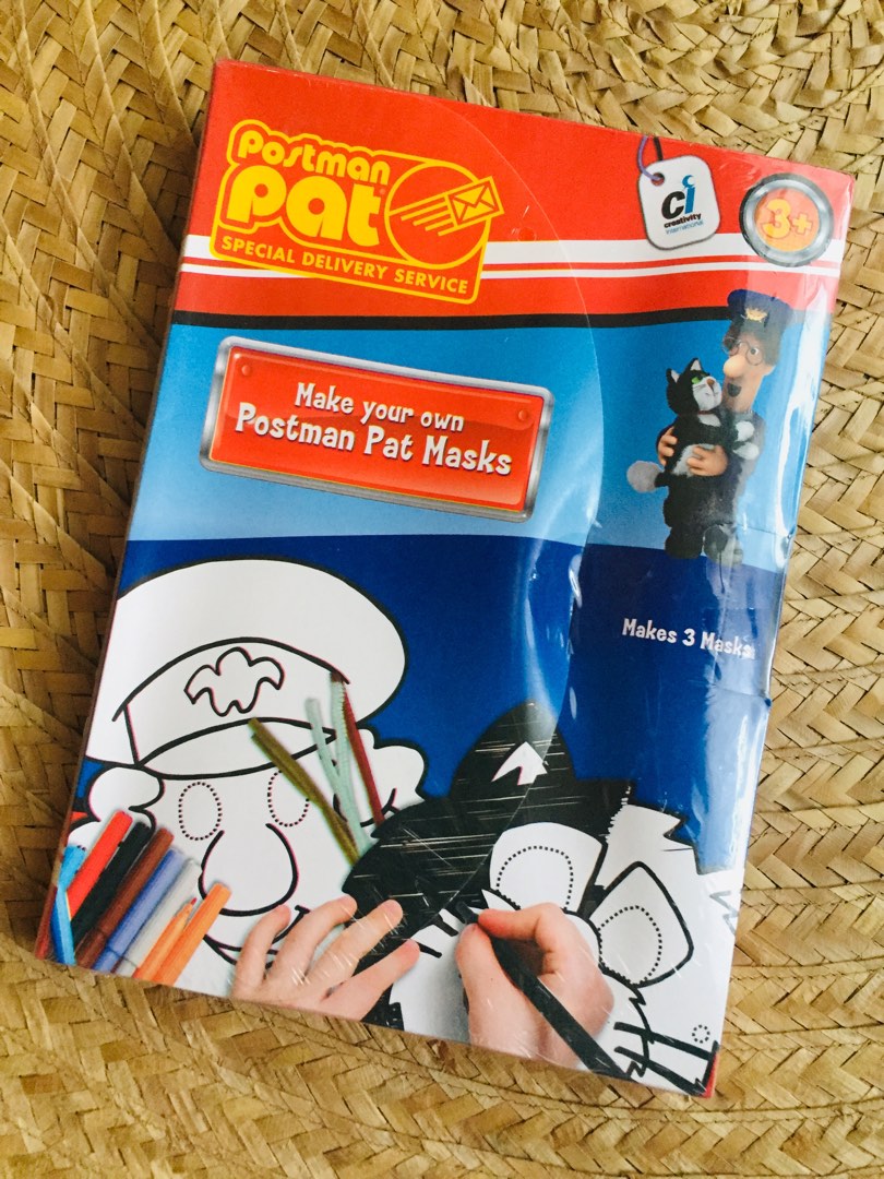 Postman Pat DIY Mask, Hobbies & Toys, Stationary & Craft, Stationery ...