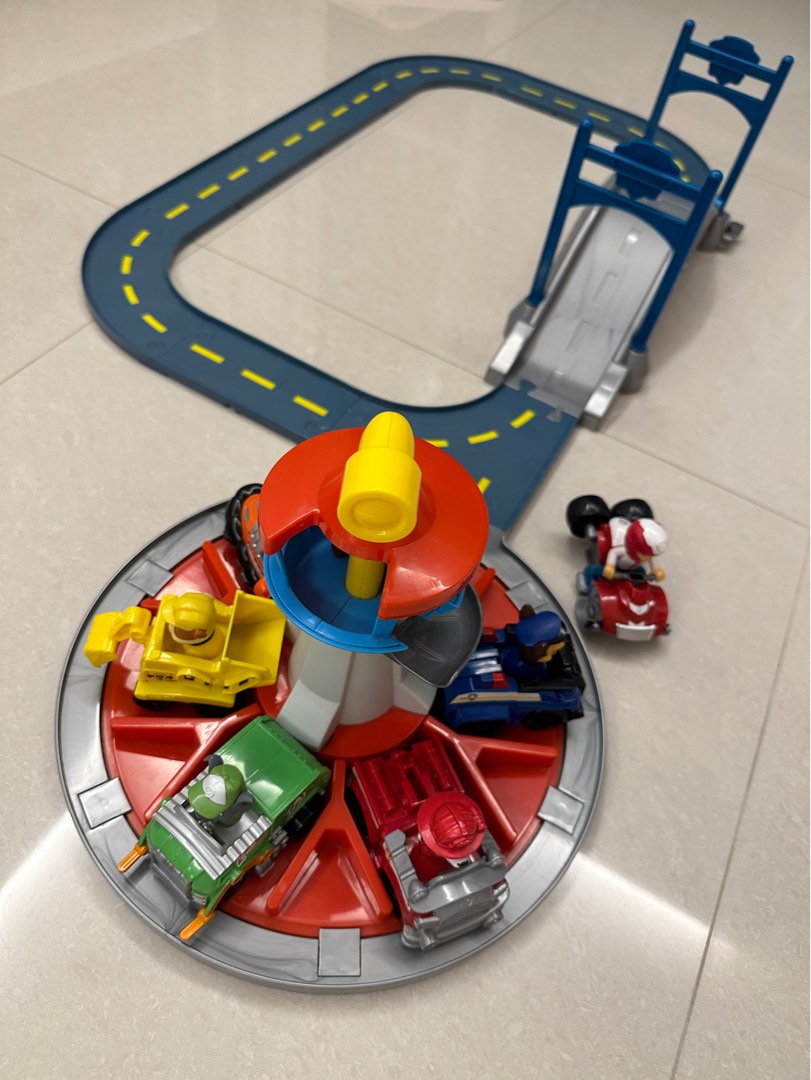 Paw Patrol Track Car Set, Hobbies & Toys, Toys & Games on Carousell