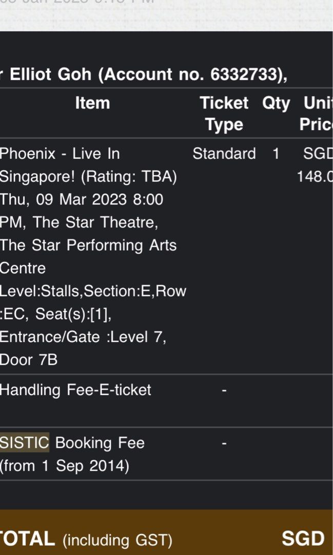 Phoenix x1 Cat 1 Ticket, Tickets & Vouchers, Event Tickets on Carousell