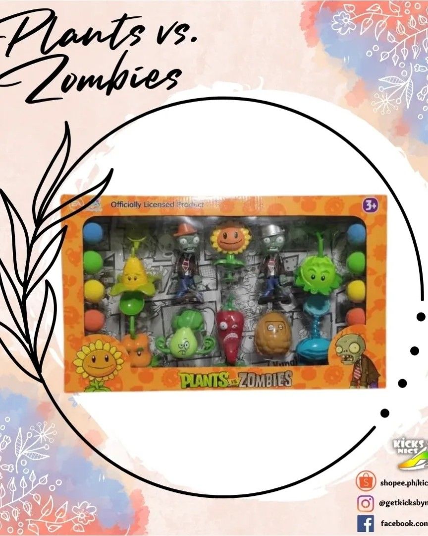 Plants vs. Zombies Shooting Toy, Hobbies & Toys, Toys & Games on Carousell