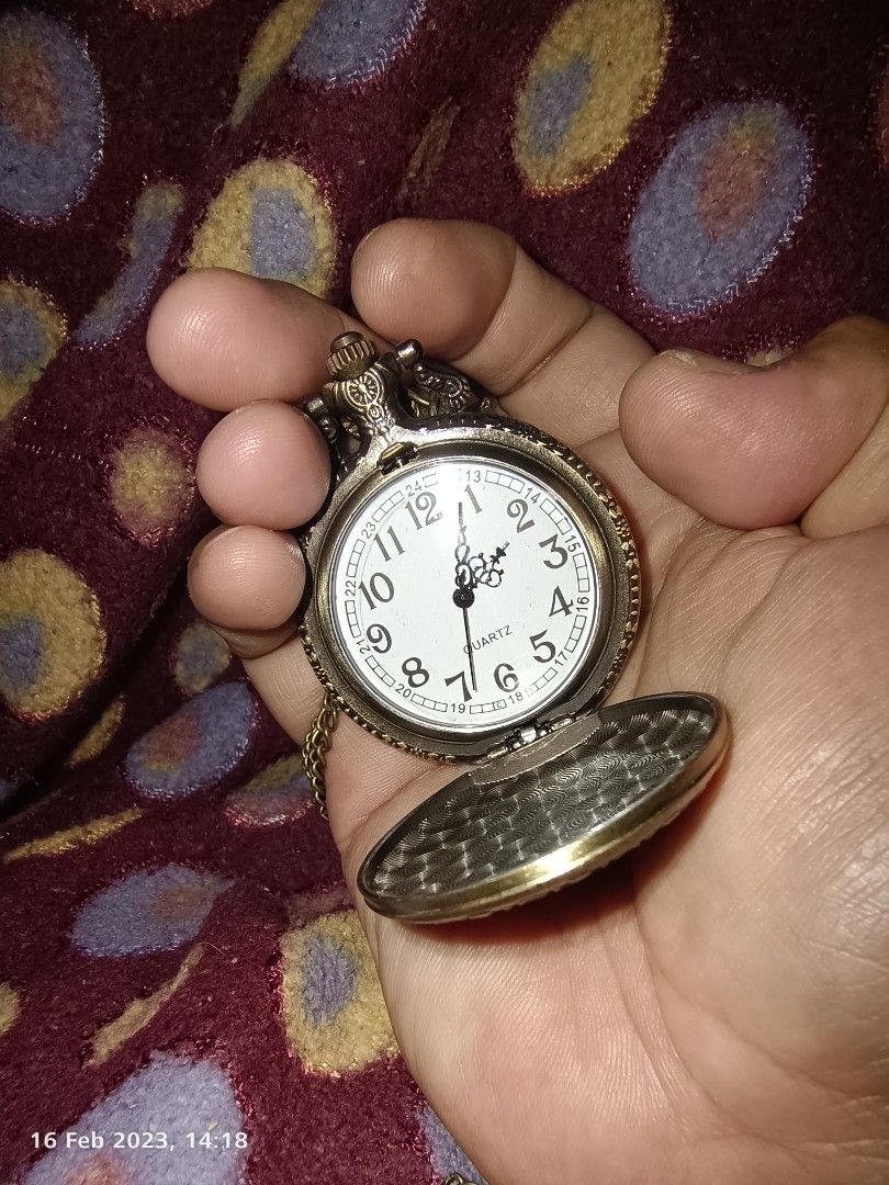 Pocket Watch Aka Jam Poket (Ganje), Men's Fashion, Watches ...