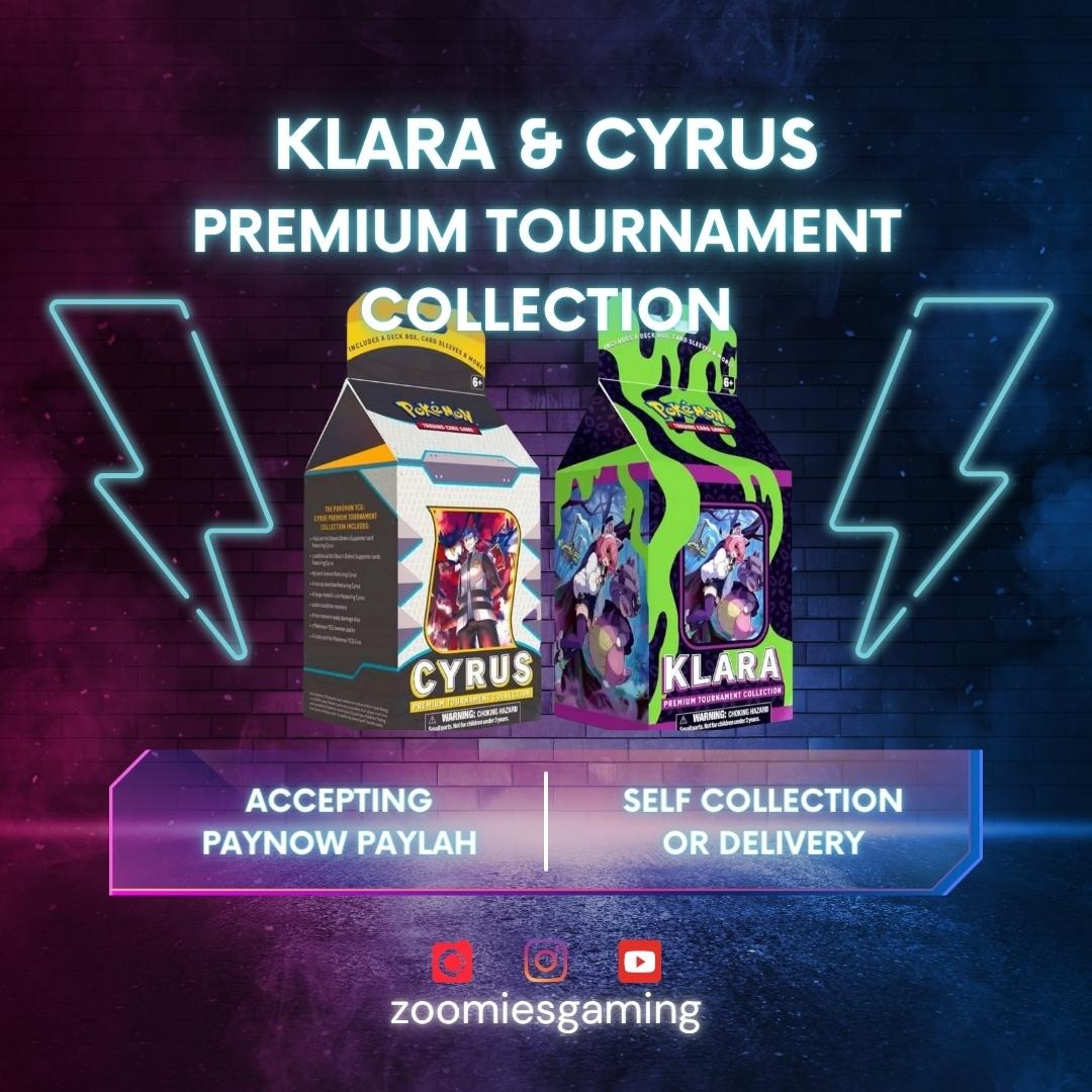 [Ready stock]Pokemon Cyrus & Klara Premium Tournament Collection Set ...