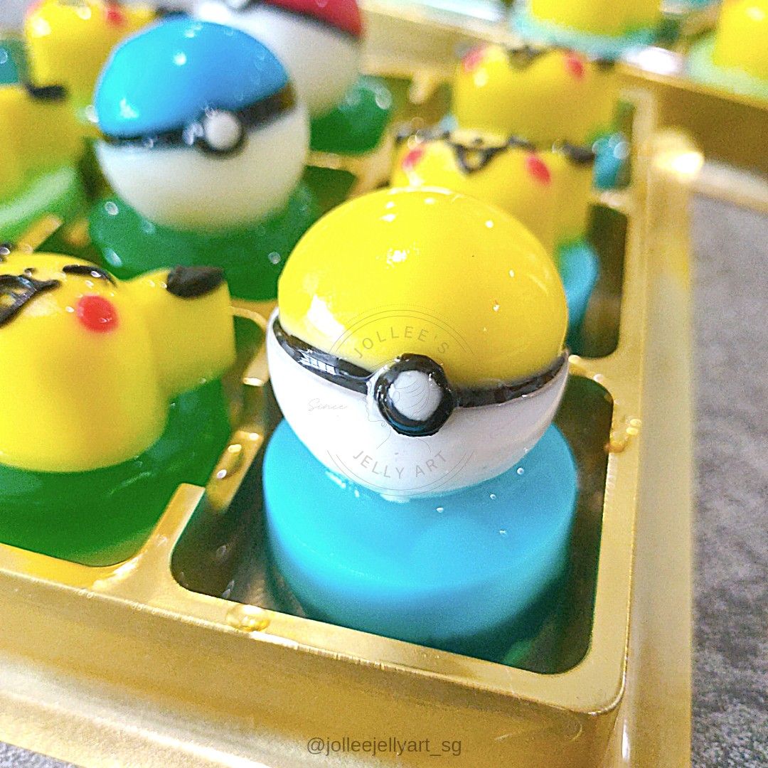 Pokemon jelly bites, Food & Drinks, Homemade Bakes on Carousell