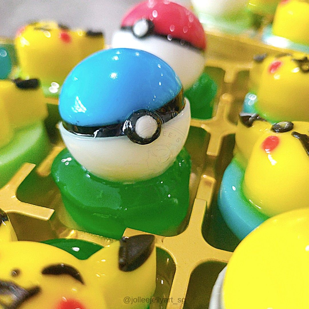 Pokemon jelly bites, Food & Drinks, Homemade Bakes on Carousell