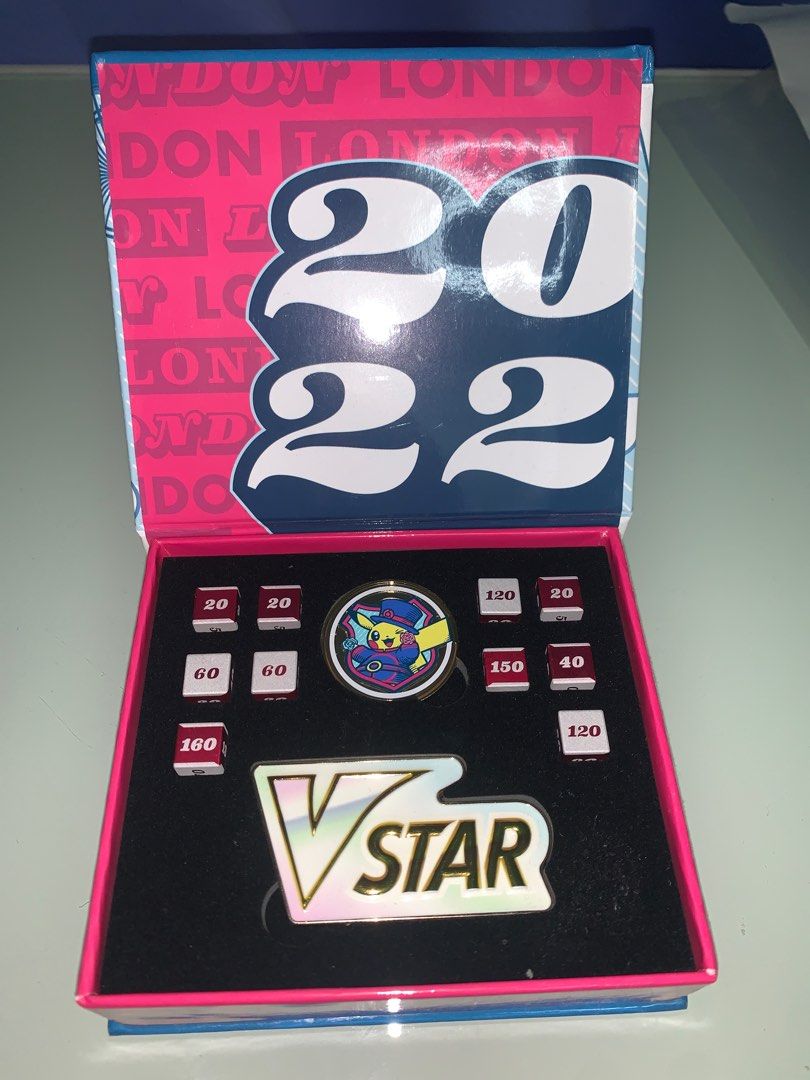 Pokemon ptcg WCS 2022 英國限定 粉紅色傷害指示物, 興趣及遊戲, 玩具 & 遊戲類 - Carousell