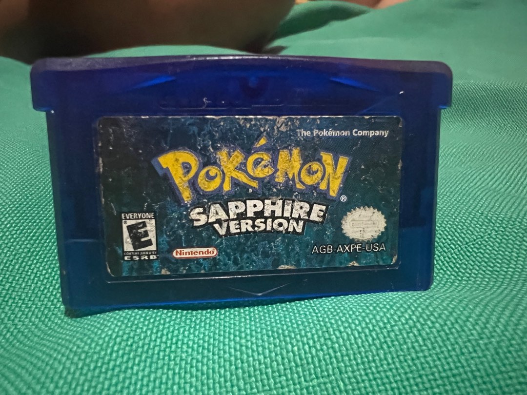 Pokemon Sapphire gameboy, Video Gaming, Video Games, Nintendo on Carousell