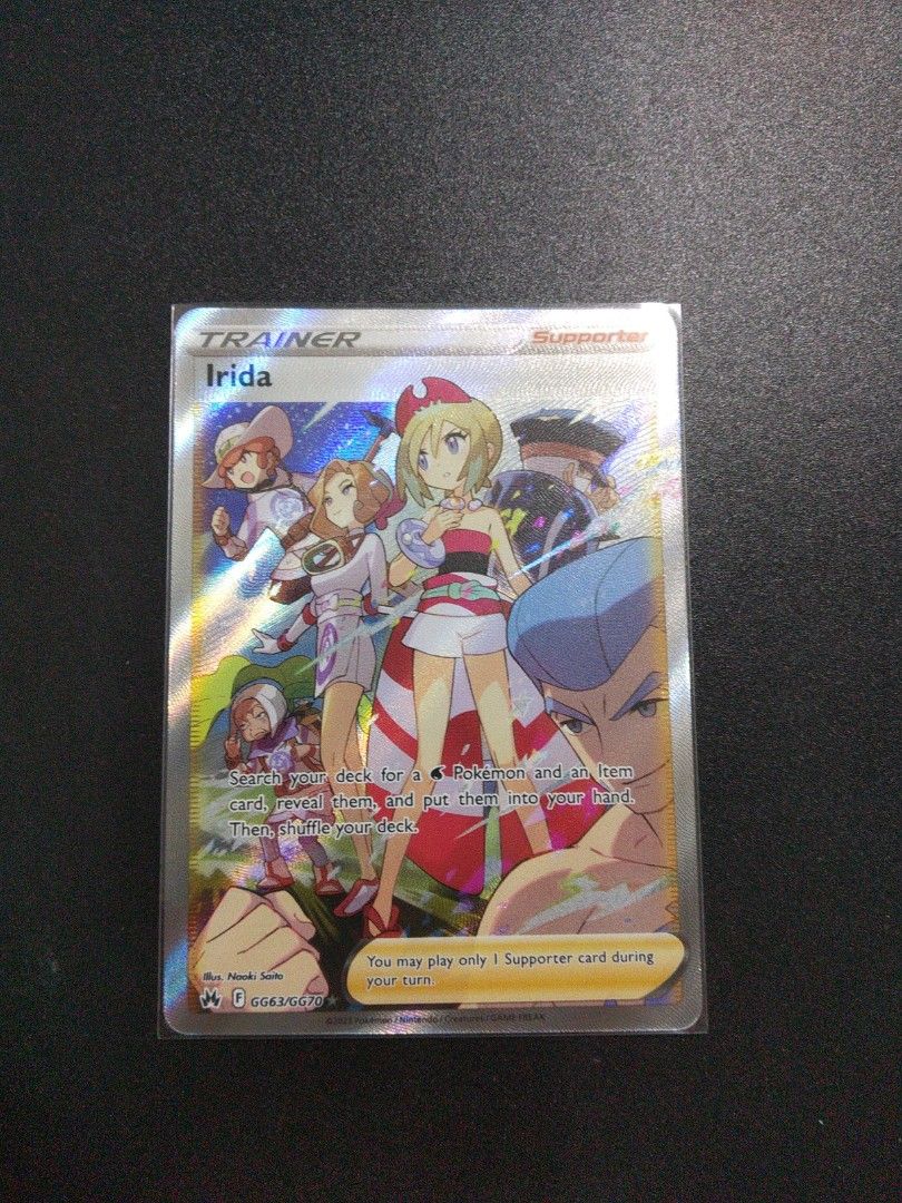 Pokemon TCG Irida Full Art Trainer Ultra Rare - Crown Zenith Galarian ...