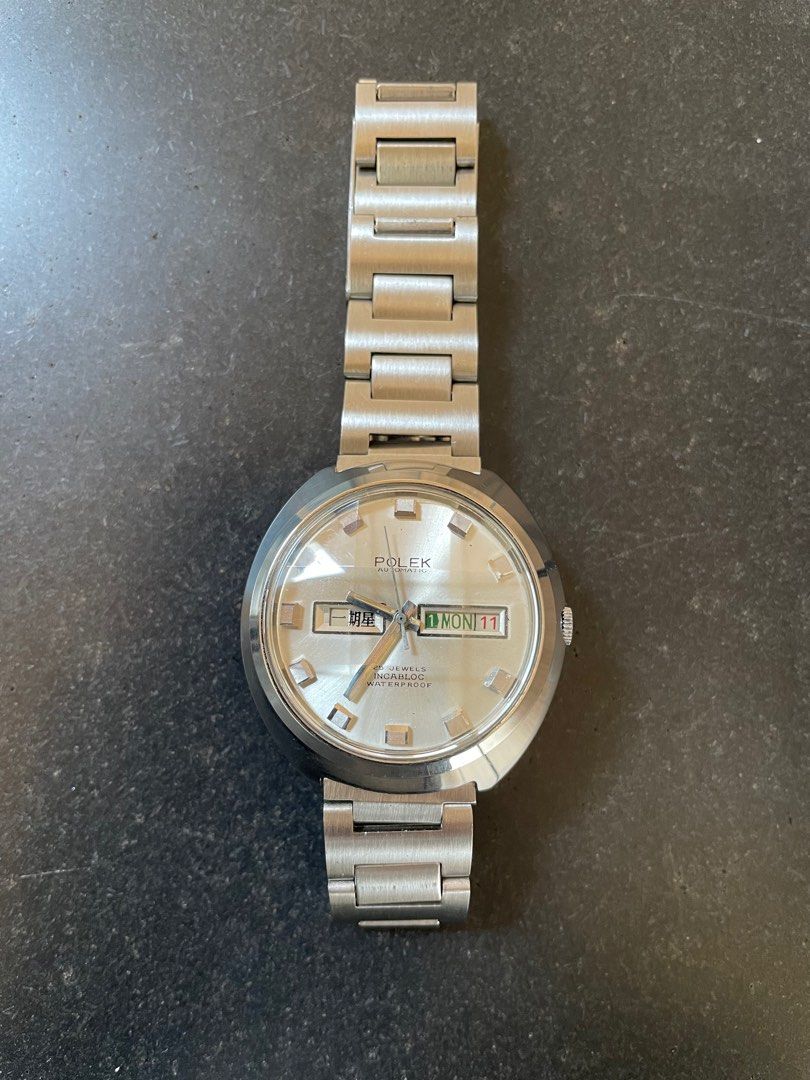 Polek Incabloc Day Date, Luxury, Watches on Carousell