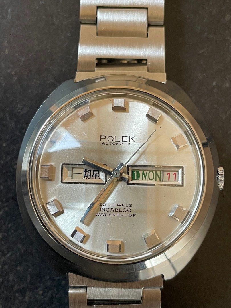 Polek Incabloc Day Date, Luxury, Watches on Carousell
