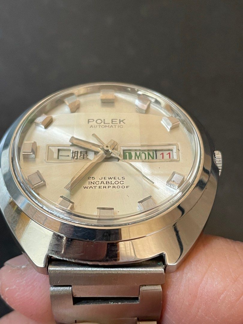 Polek Incabloc Day Date, Luxury, Watches on Carousell
