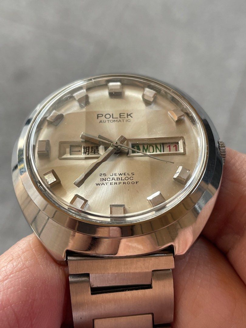 Polek Incabloc Day Date, Luxury, Watches on Carousell