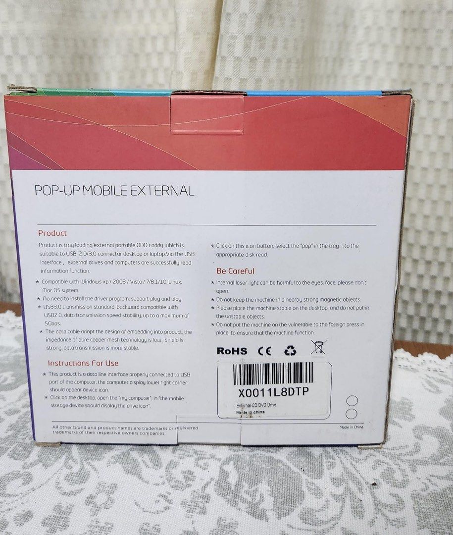 Pop-up Mobile External/ External ODD & HDD Device, Computers & Tech ...