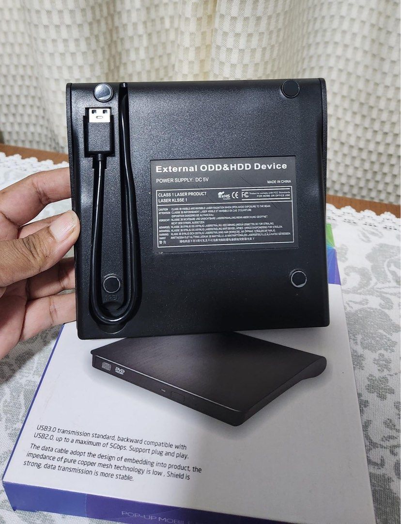 Pop-up Mobile External/ External ODD & HDD Device, Computers & Tech ...