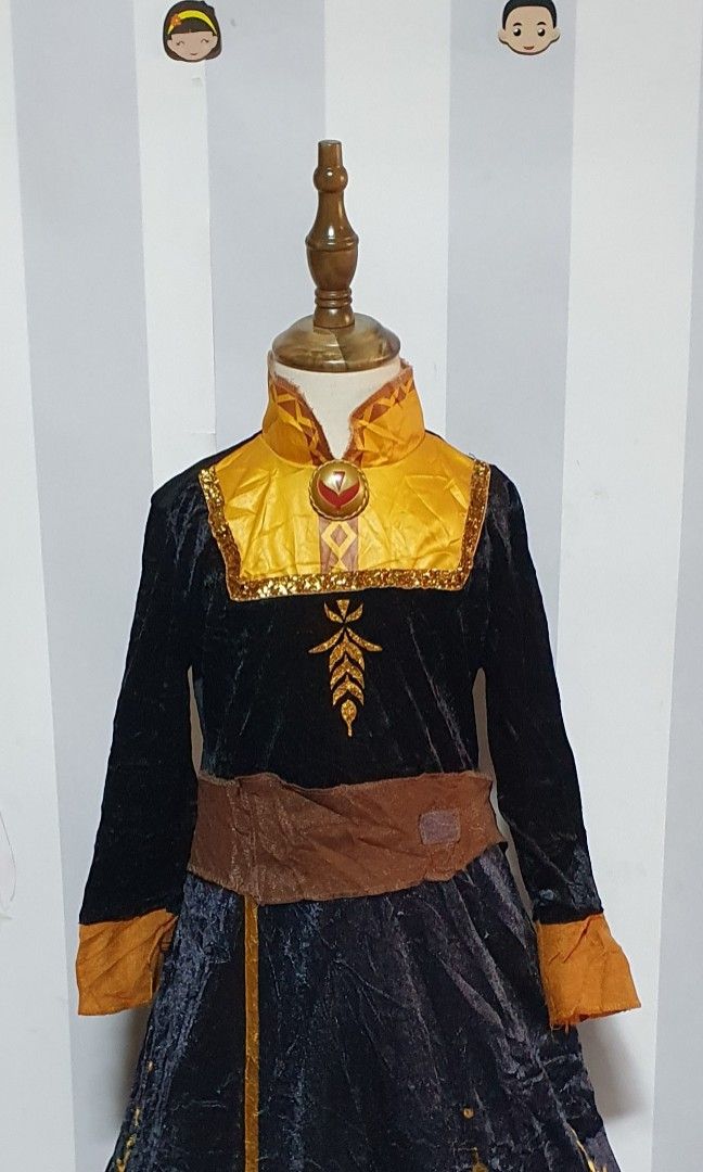 Princess anna costume, Babies & Kids, Babies & Kids Fashion on Carousell