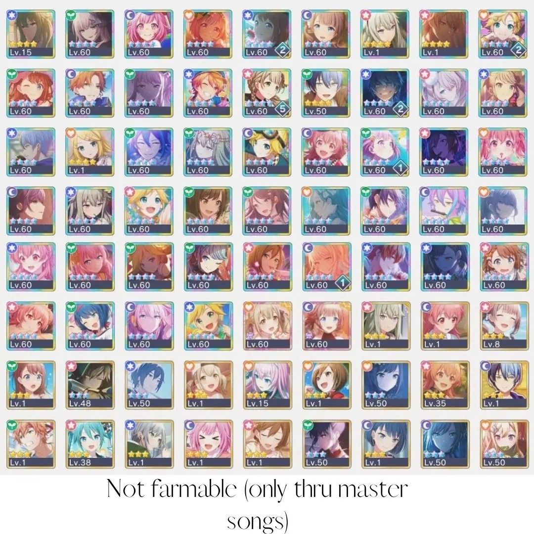 PRSK (Project Sekai) ACCOUNT WITH 51 4* (HAS VALUABLE LIMS), Video ...