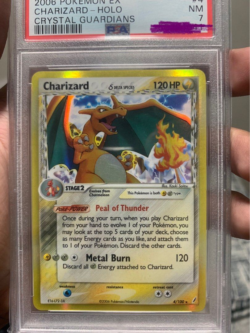 PSA 7 Charizard Crystal Guardians pokemon cards, Hobbies & Toys, Toys ...