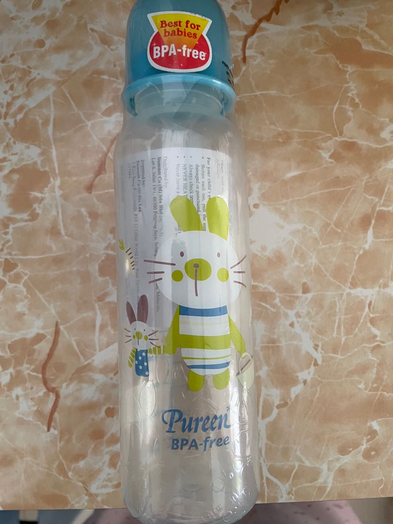 Pureen milk bottle 330 ml, Babies & Kids, Nursing & Feeding ...