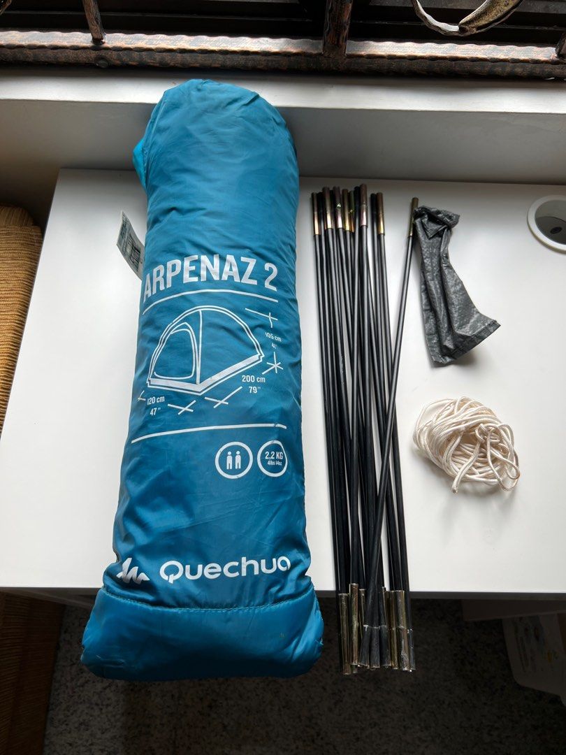 Quechua Arpenaz 2 Tent, Sports Equipment, Hiking & Camping on Carousell