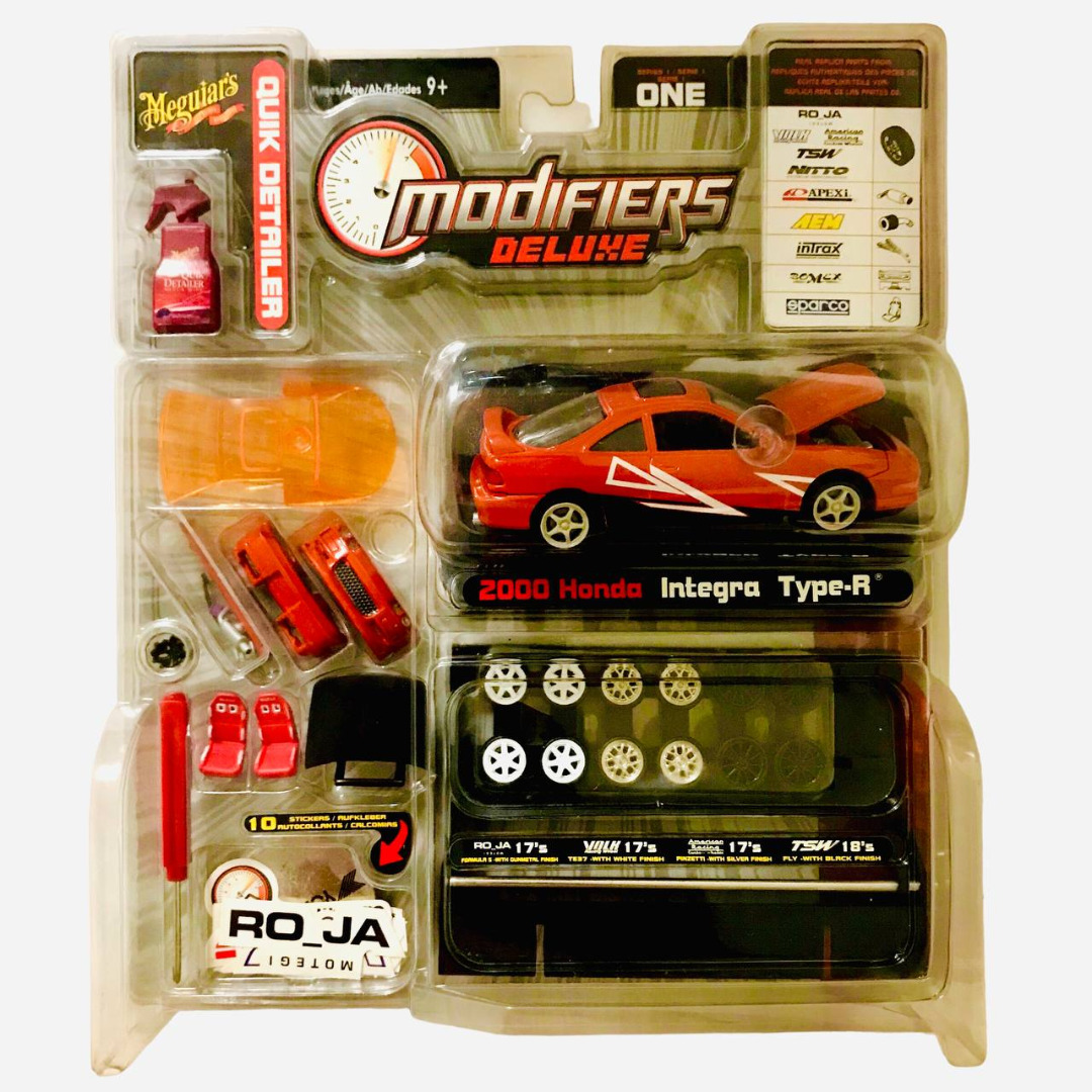 RARE !!! MEGUIARS 1/43 MODIFIERS DELUXE SET - 2000 HONDA INTEGRA TYPE-R ...