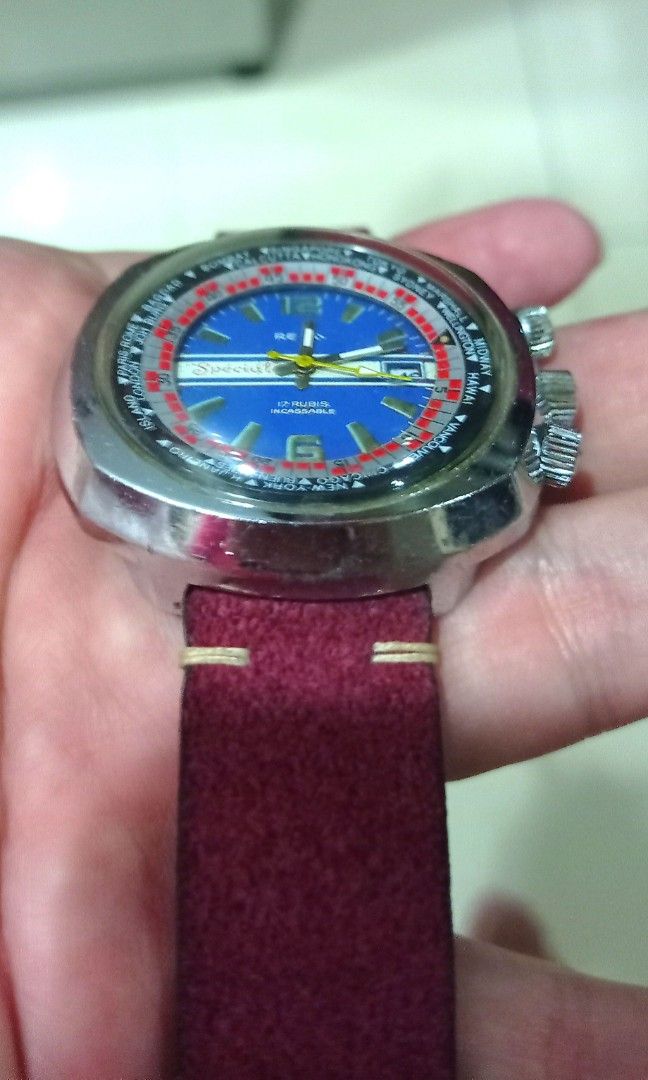 Relay Special vintage World Timer watch, Men's Fashion, Watches ...