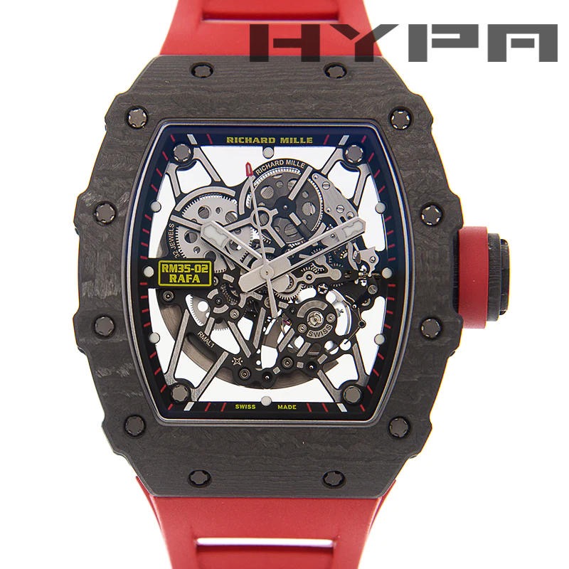 Richard Mille RM 35-02 Rafa Black Carbon, 名牌, 手錶 - Carousell